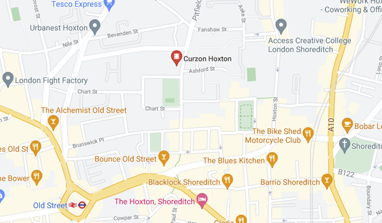 Curzon - Curzon Hoxton Cinema Showtimes & Film Listings